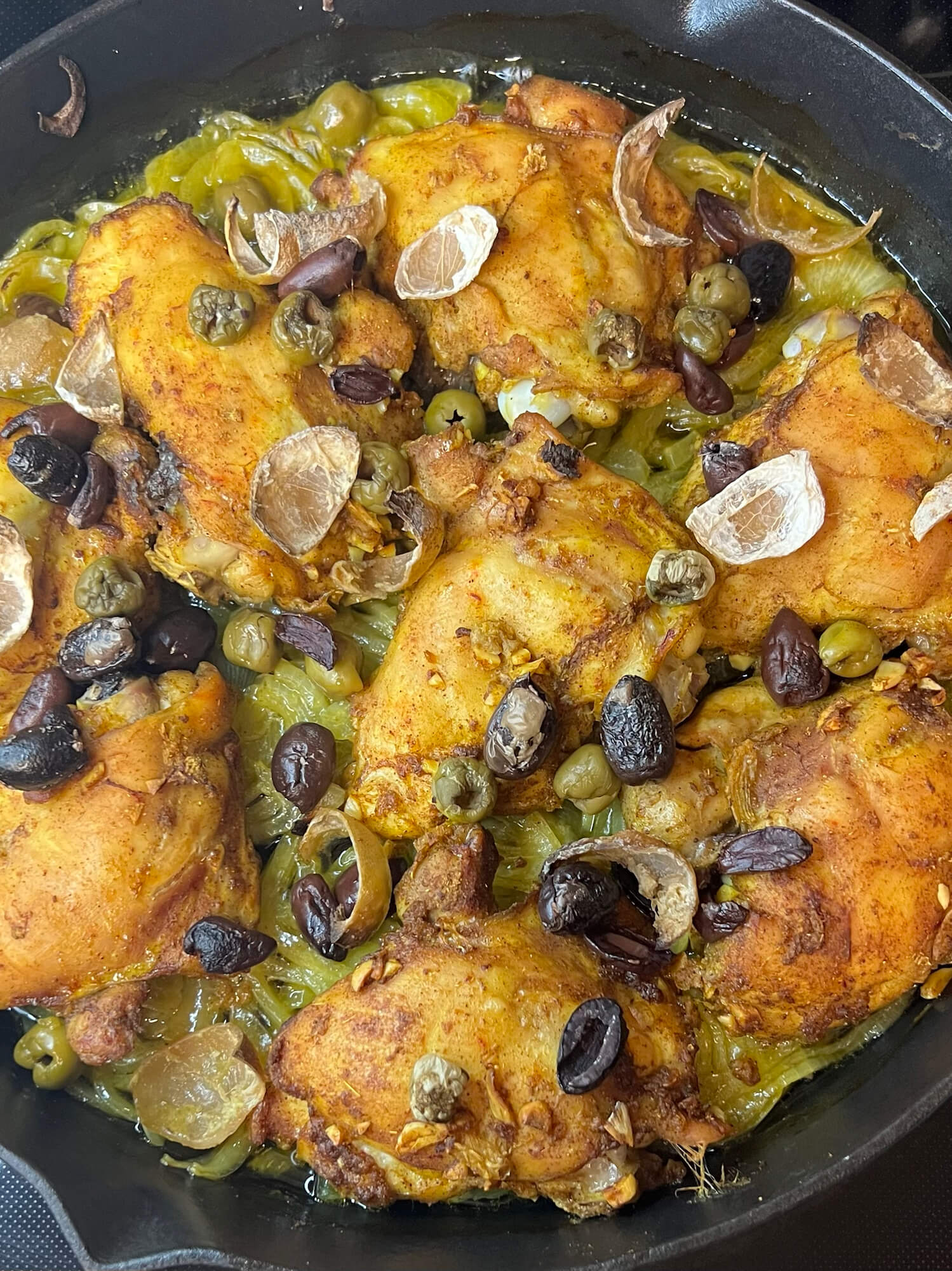 Moroccan Chicken With Olives and Preserved Lemons – Cook Plate Fork